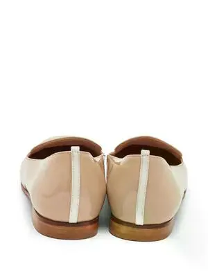 Sjp By Sarah Jessica Parker Beige Patent Leather Loafers