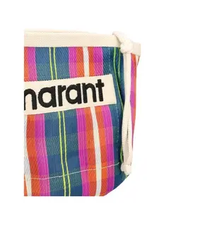 Isabel Marant Étoile Powden Striped Clutch Bag