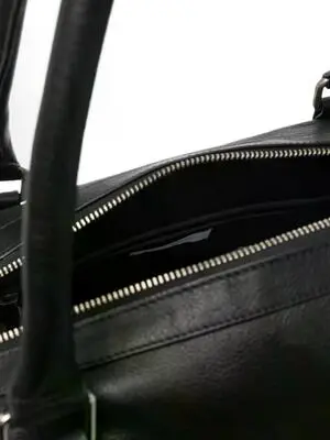 LES DEUX Logo-detail Leather Holdall Bag