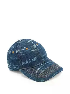 Marni Logo Print Baseball Cap