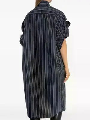 Balenciaga Striped Shirt Dress