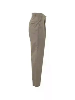 DUNO Davi Pleated Tapered-leg Trousers