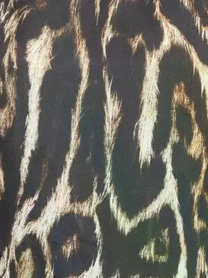Roberto Cavalli Leopard Print Short Sleeve Top