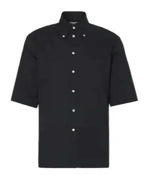 LEMAIRE Cotton Muslin Shirt - Black