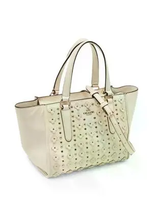 COACH VINTAGE Crosby Floral Appliqué Tote Bag