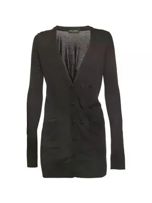 Dolce & Gabbana Fine-knit Cardigan - Black