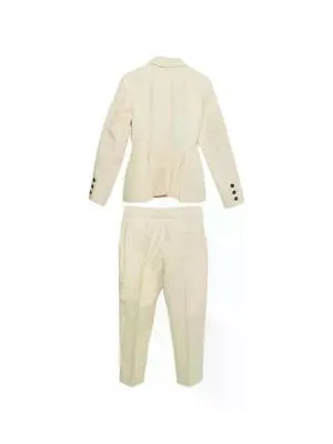 Dior Textured Silk Jacket And Trousers Set