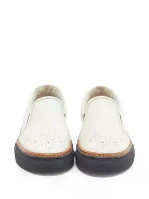 Brunello Cucinelli Perforated Slip-on Sneakers