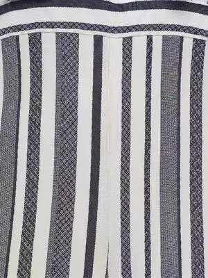 Alice + Olivia Laurice Striped Jacquard Jumpsuit