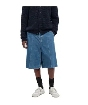 Bottega Veneta Atlantic Blue Denim Shorts