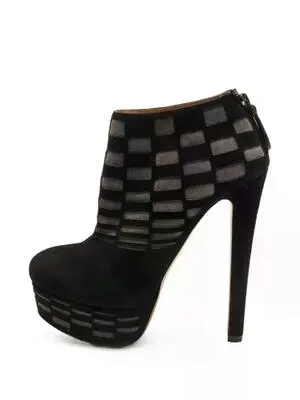 Alaïa Platform Ankle Boots - Black