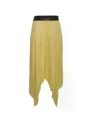 Loewe Plissé High-low Midi Skirt