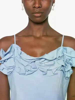 Stine Goya Ruffled Spaghetti-strap Dress