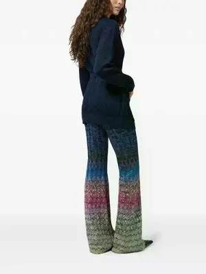 Missoni Zigzag Knit Flared Trousers
