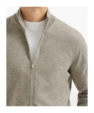 Brunello Cucinelli Zip-up Cardigan - Grey