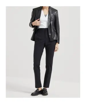 Brunello Cucinelli Tapered Wool Trousers