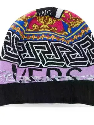 Versace La Greca Beanie Hat