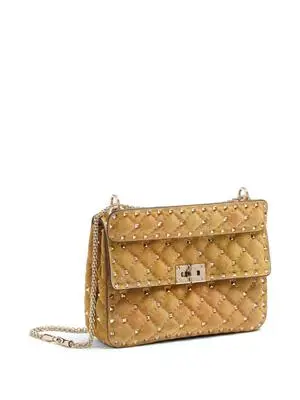 Valentino Garavani Rockstud Spike Medium Suede Bag