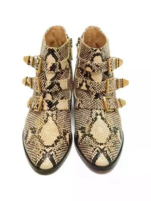 Chloé Susanna Buckle-detail Ankle Boots