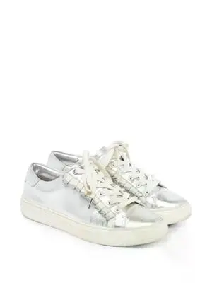 Tory Burch Lace-up Sneakers With Ruffle Trim