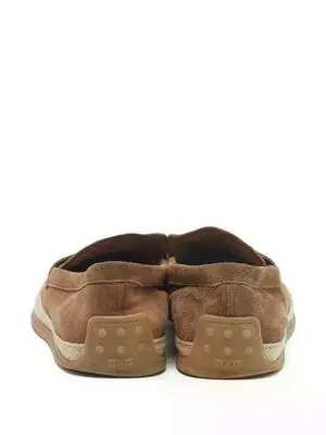 TOD'S Woven Trim Loafers