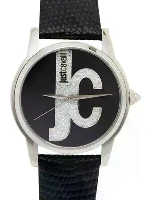 Just Cavalli Roma 38mm Watch - Black