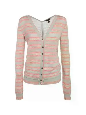 LOUIS VUITTON Lurex-knit Cardigan - Grey