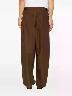 Universal Works Pleated Straight-leg Trousers