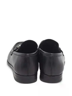FERRAGAMO Gancini Leather Loafers
