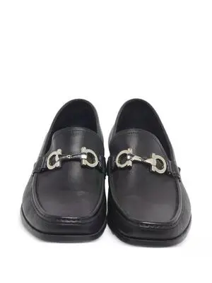 FERRAGAMO Gancini Leather Loafers