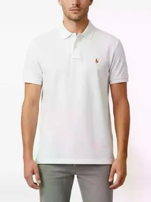 Polo Ralph Lauren Logo-embroidered Polo Shirt - White