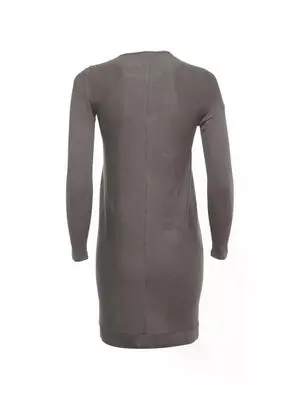 Brunello Cucinelli Pleated Knit Dress - Grey
