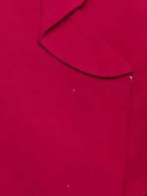 Max Mara Ruffled Collar Blazer