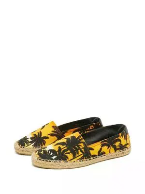 Saint Laurent Palm Tree Print Espadrilles