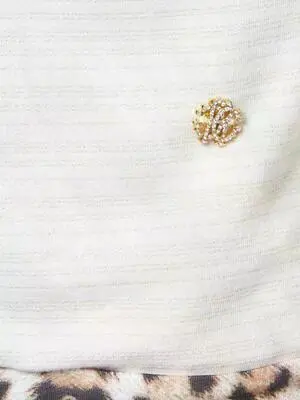 Roberto Cavalli Leopard-print Trim Zip-up Jacket