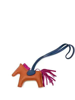 Hermès 2024 Milo Lambskin Grigri Rodeo Bag Charm Pm - Brown