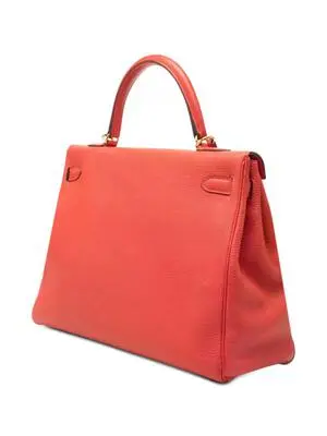 Hermès Clemence Leather Kelly Ii Retourne 35 Satchel