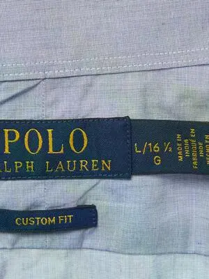 Polo Ralph Lauren Custom Fit Long-sleeve Shirt - Blue