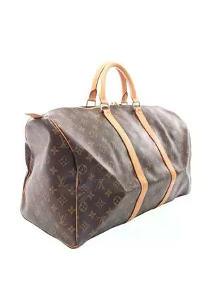 LOUIS VUITTON Monogram Keepall 50 Travel Bag