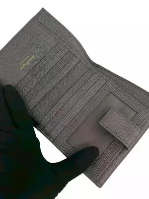 FERRAGAMO 2000-2026 Leather Gancini French Wallet Small Wallets