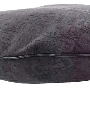 Gucci Gg Canvas Horsebit Glam Hobo Bag