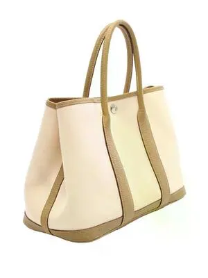 Hermès Toile Garden Party Tpm Tote Bag - Neutrals