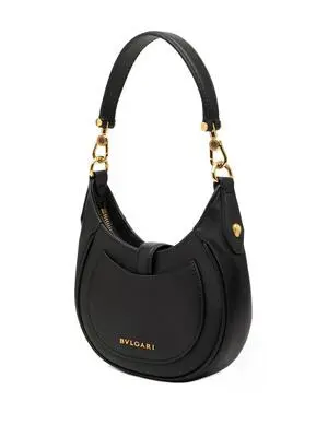BVLGARI Small Leather Serpenti Ellipse Satchel