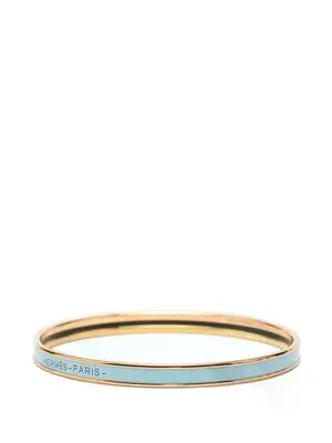 Hermès Extra Narrow Enamel Uni Bangle Bracelet