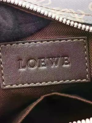 Loewe 2005 Anagram Coated Canvas Handbag