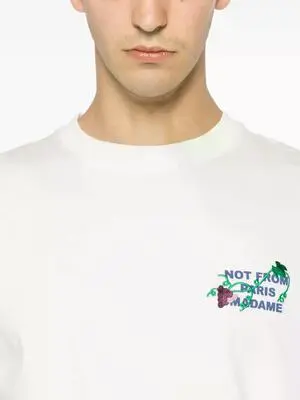 Drole De Monsieur Short-sleeves T-shirt - White