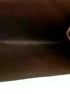 LOUIS VUITTON 2004 Damier Ebene Portefeuille Elise Wallet Small Wallets