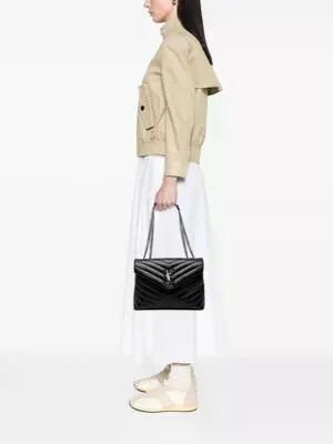 Saint Laurent Loulou Shoulder Bag - Black