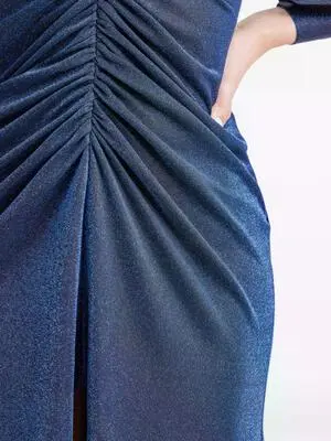 GEMY MAALOUF Gathered Long Sleeve Dress