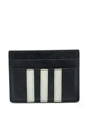 Balenciaga Xadidas Logo-print Card Holder - Black